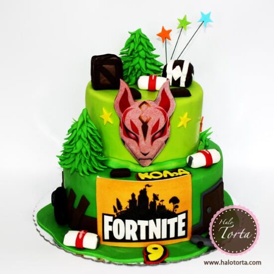 Torta Fortnite zelena