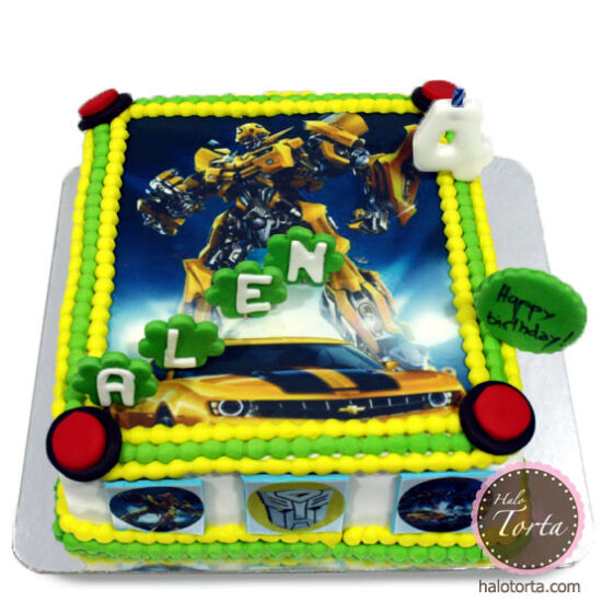 Torta Transformers sa jestivom slikom