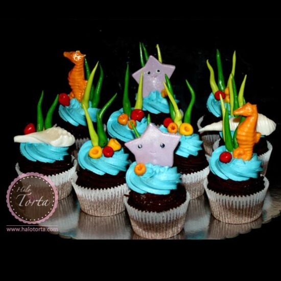 Kapkejkovi morski – cupcakes