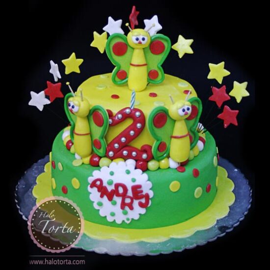 Baby TV leptirići – torte za bebe