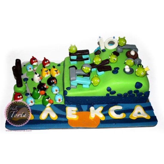 Torta Angry Birds figurice