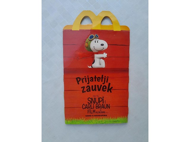 mcdonalds happy meal kutija snupi