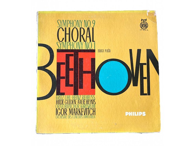 Gramofonska ploča – Ludwig van Beethoven RTB/Philips