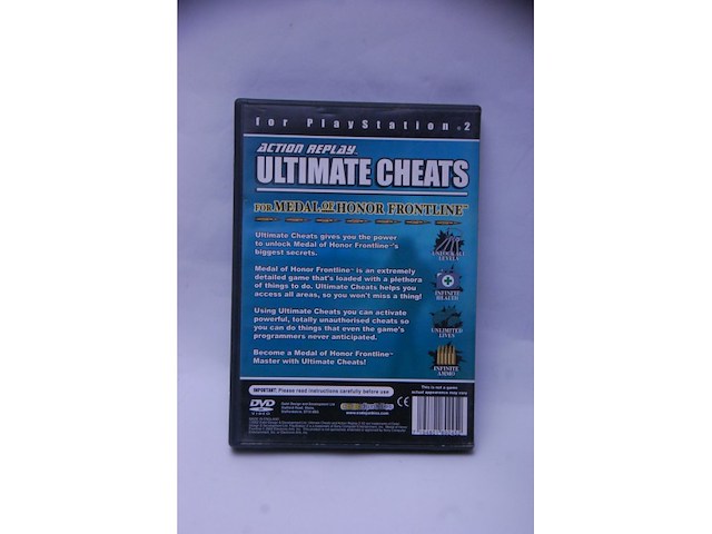 Ultimate Cheats for Medal of Honor Frontline PS2 igrica