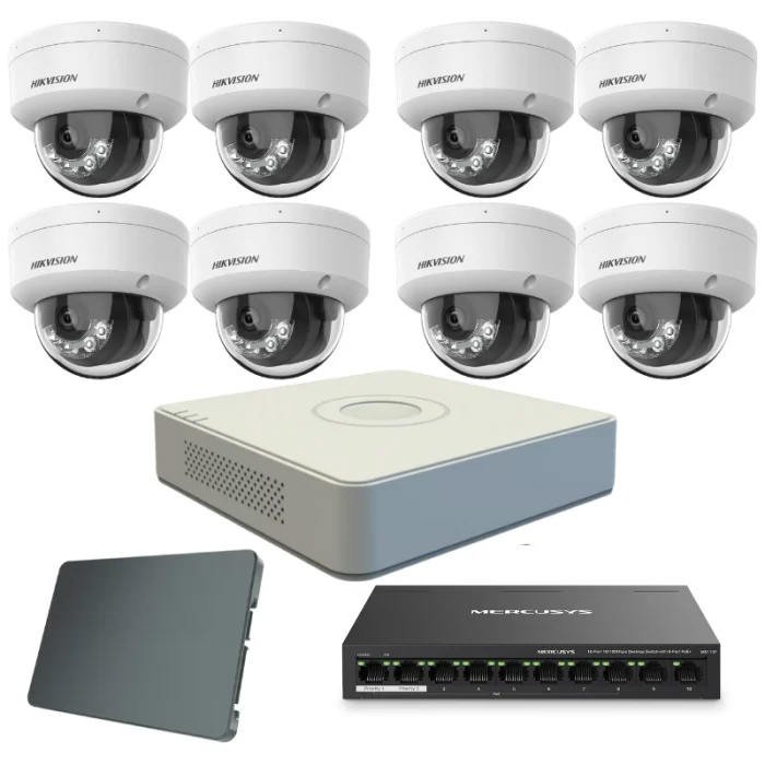 HikVision IP komplet sa 8 antivandal dome kamera 4Mpix
HikVision IP komplet sa 8 antivandal dome kamera 4Mpix