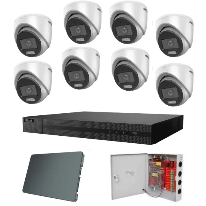 HikVision ColorVu komplet 8 dome kamera 5Mpix
HikVision ColorVu komplet 8 dome kamera 5Mpix