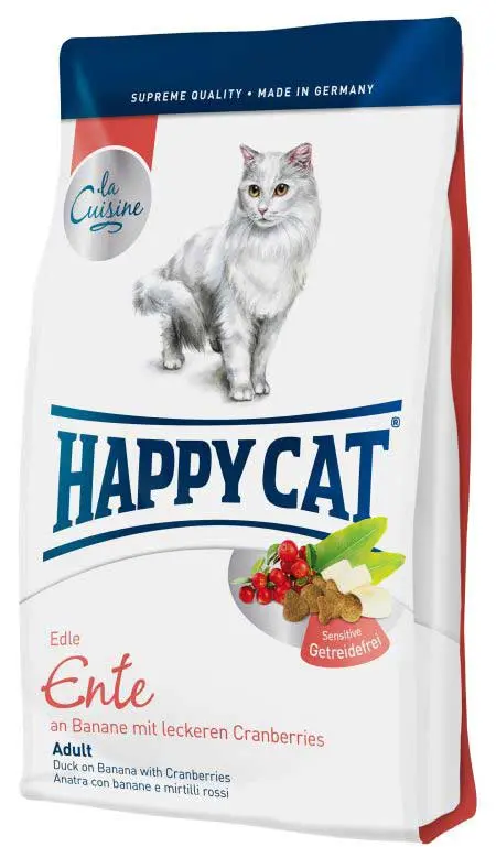 Hrana za mačke Happy Cat - La Cuisine - Pačetina banana brusnice 1,4kg