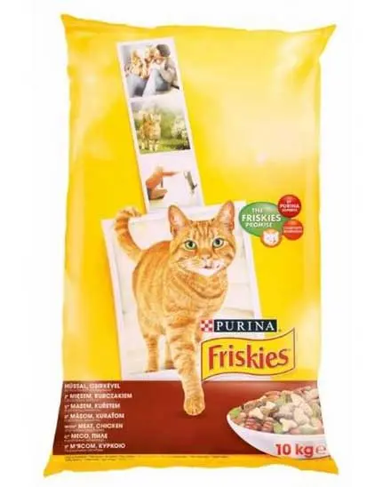 Friskies Hrana za mačke - meso, piletina i povrće - 10kg