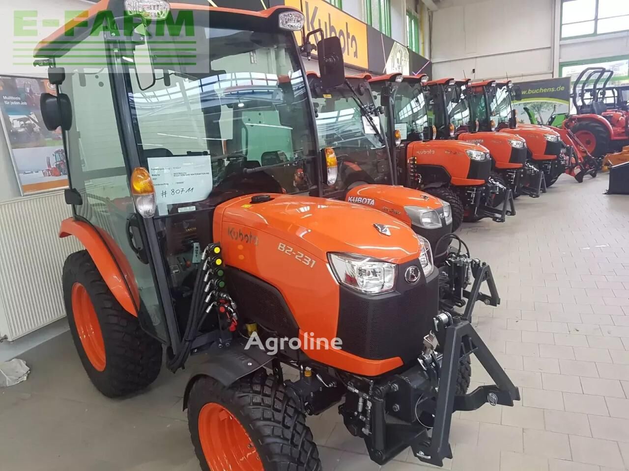 Kubota b2-231h cab ab 0,99% traktor točkaš