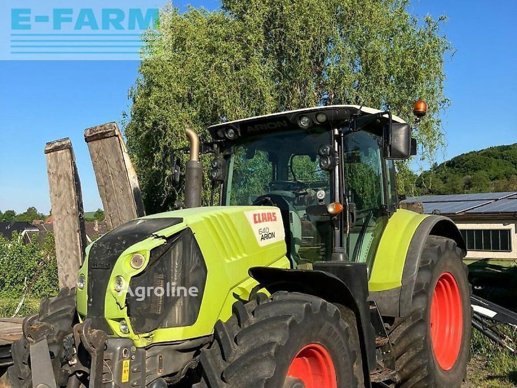 Claas arion 640 cebis CEBIS traktor točkaš