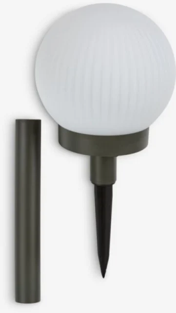 Solarna lampa fi 13xV37cm bela