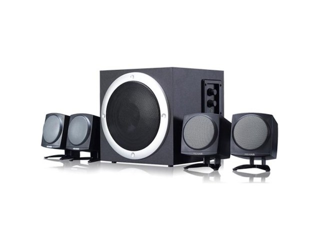 Microlab TMN-3/4.1BT Aktivni drveni zvucnici 4.1 sistem 32W RMS (12W+7W*2+3W*2) 3,5mm Bluetooth