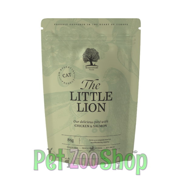 Essential The Little Lion Pouch – Bezžitarna vlažna hrana za mačiće (85g)
