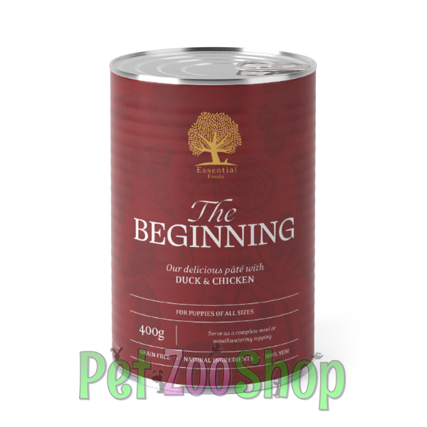 Essential The Beginning Pate – Pašteta za štence sa piletinom i pačetinom (400 g)