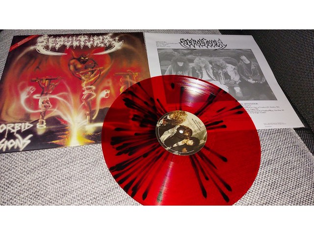 SEPULTURA MORBID VISIONS LP RED