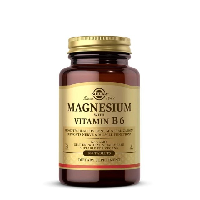 SOLGAR MAGNEZIJUM SA VITAMINOM B6 100 TABLETA