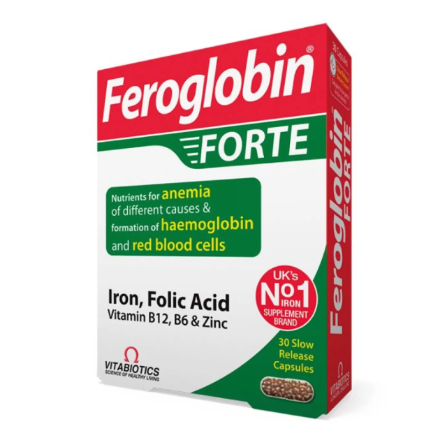 VITABIOTICS FEROGLOBIN FORTE 30 KAPSULA