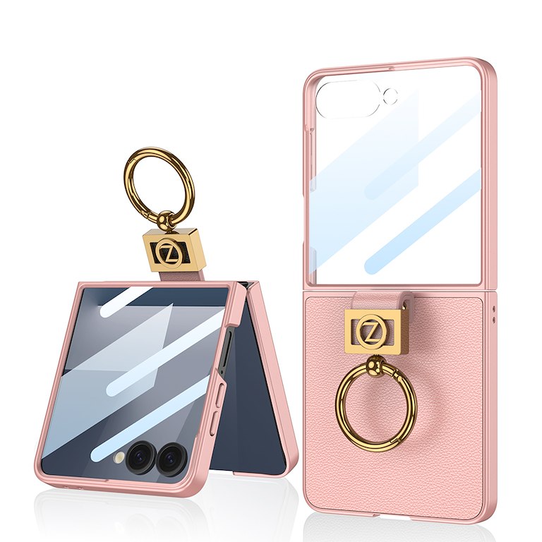 Futrola Z-RING CASE za Samsung F751B Galaxy Z Flip 7 5G roze (GKK case) (MS)