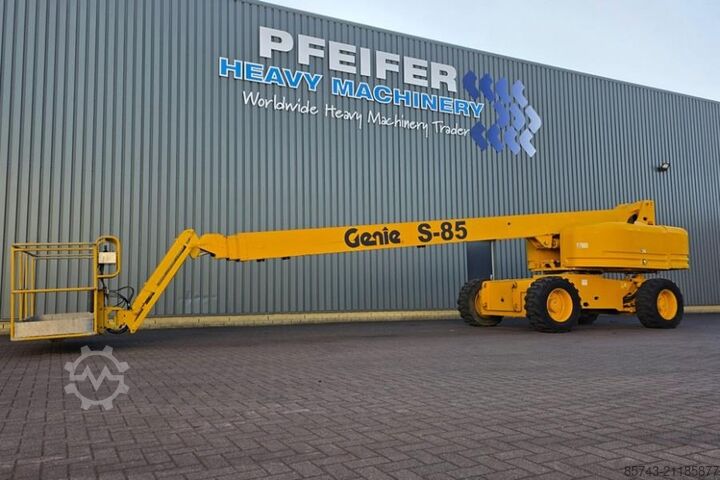 Teleskopska platforma
Genie S85 As-Is, Diesel, 4x4 Drive, 27.7m Working Height