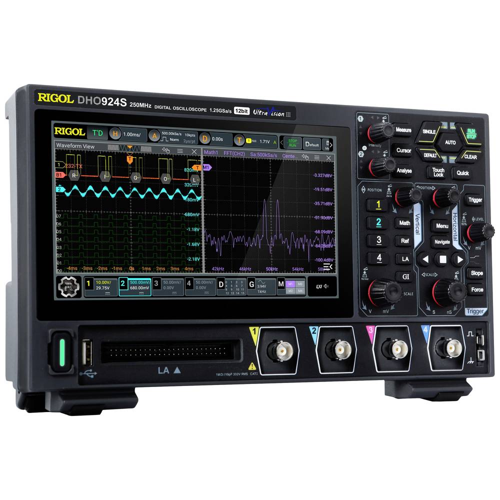 Digitalni osciloskop Rigol DHO924S 2x250MHz