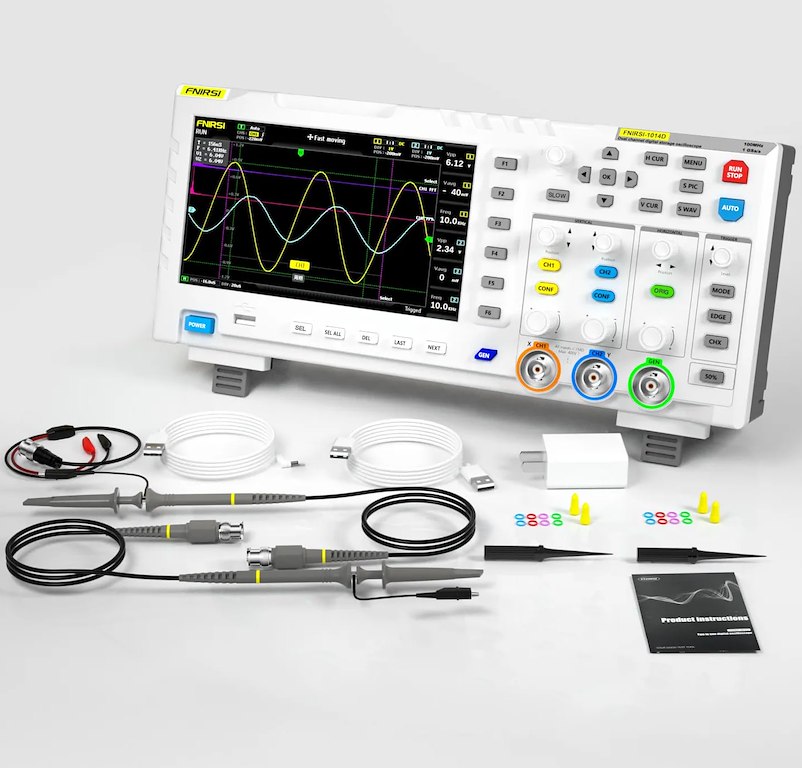 Digitalni osciloskop FNIRSI 1014D 2x100MHz