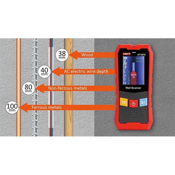 Detektor metala i napona u zidu UNI-T UT387E