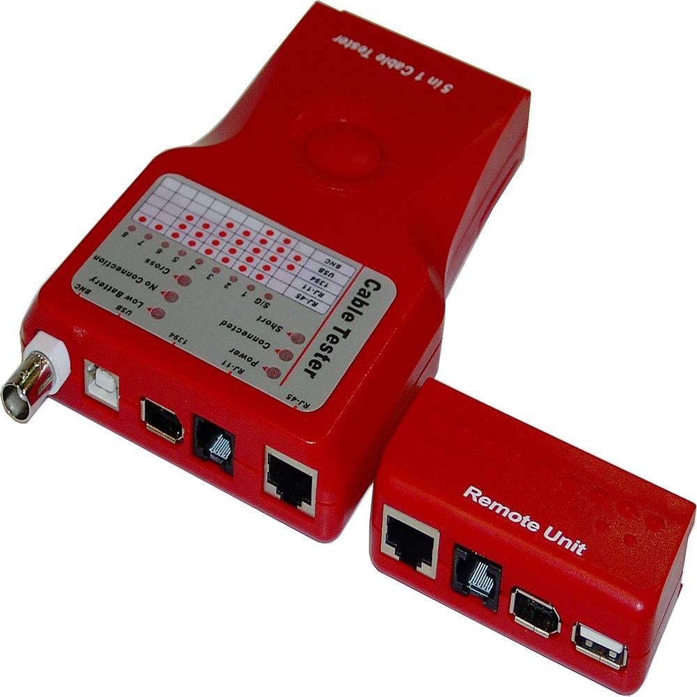 Tester kablova 5 u1 RJ45 RJ11 USB BNC Firewire