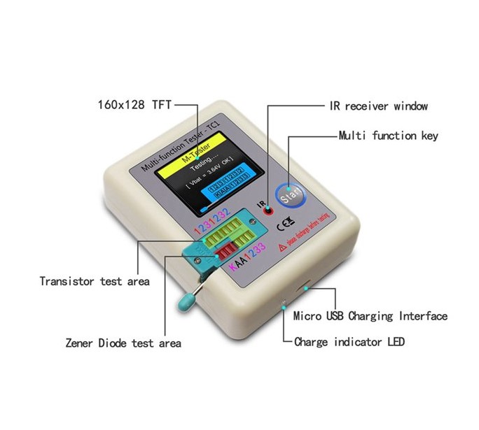 LCR TC1 grafički ESR multifunkcionalni tester