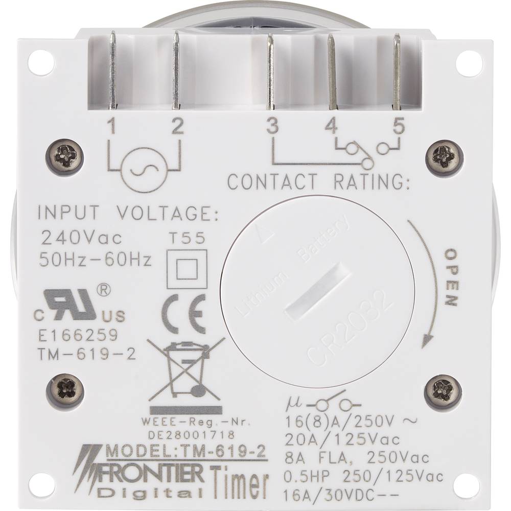 Tajmer Conrad Front digitalni 230V 4000W nadgradni