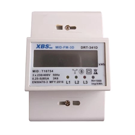 Električno brojilo 3F DIN rail meter MID-FM-3D