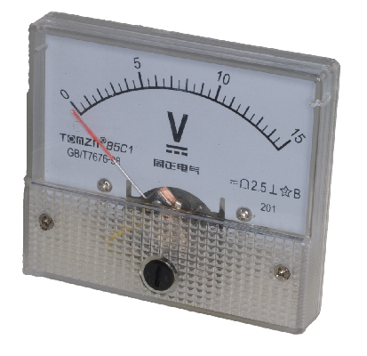 Voltmetar analogni 64x56x52mm 15V DC HUA85C1