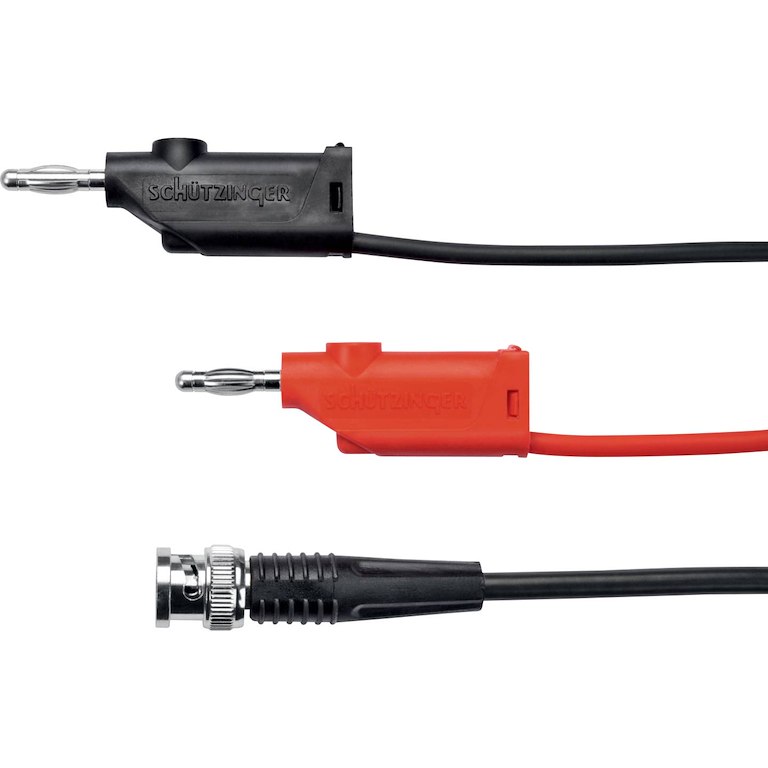 Schützinger KO 89-58-100 SW BNC banana test kabl 1 m