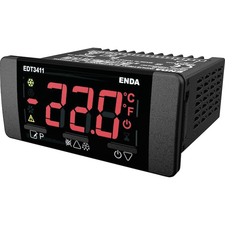 Digitalni termostat Enda EDT3411-230-08 77x35mm