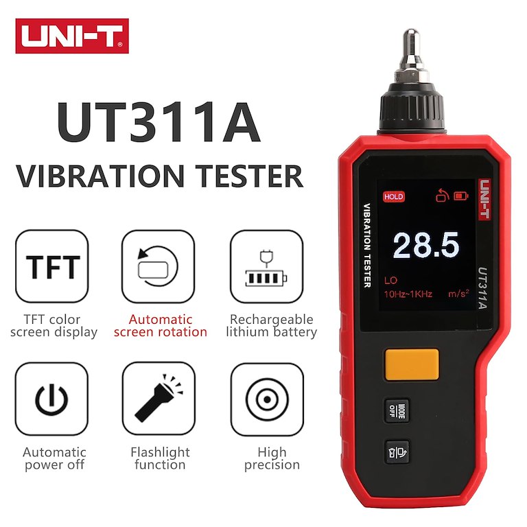 Tester vibracije UNI-T UT311A