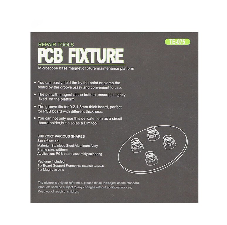 Držač za PCB magnetna podloga TE-075