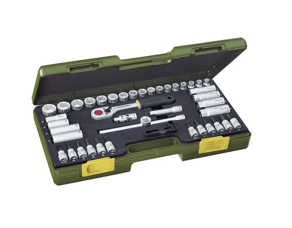 Proxxon Industrial set 47 u 1 nasadnih ključeva za 3/8″ 23282