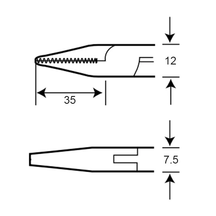 Klešta špicasta ProsKit 1PK-036S 135mm