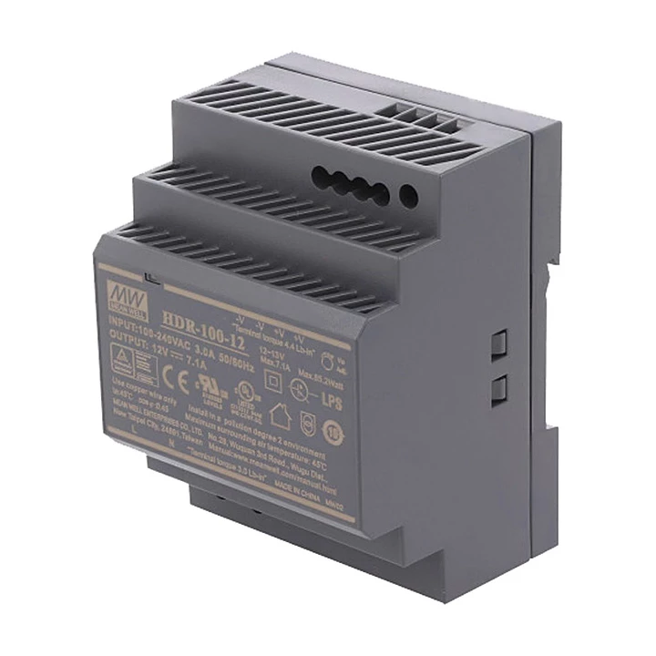 Napajanje – ispravljač HDR-100-12 DIN 90W 12V 0-7,5A
