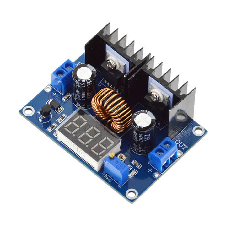200W DC/DC step down IN 4-36V OUT 1.25-36V sa voltmetrom