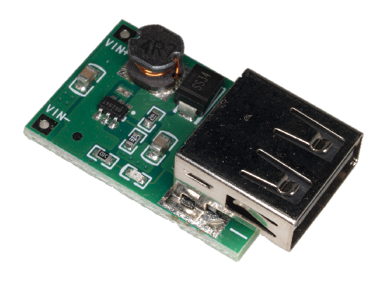 DC/DC boost konverter modul 2-5V na 5V 1200mA USB