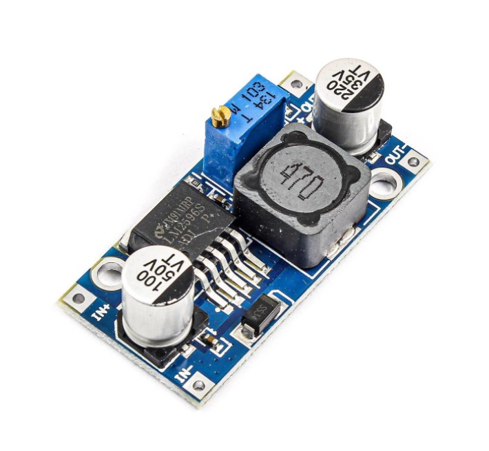 DC/DC konvertor step down LM2596S 3A IN 4.5-53V OUT 3-40V Eff