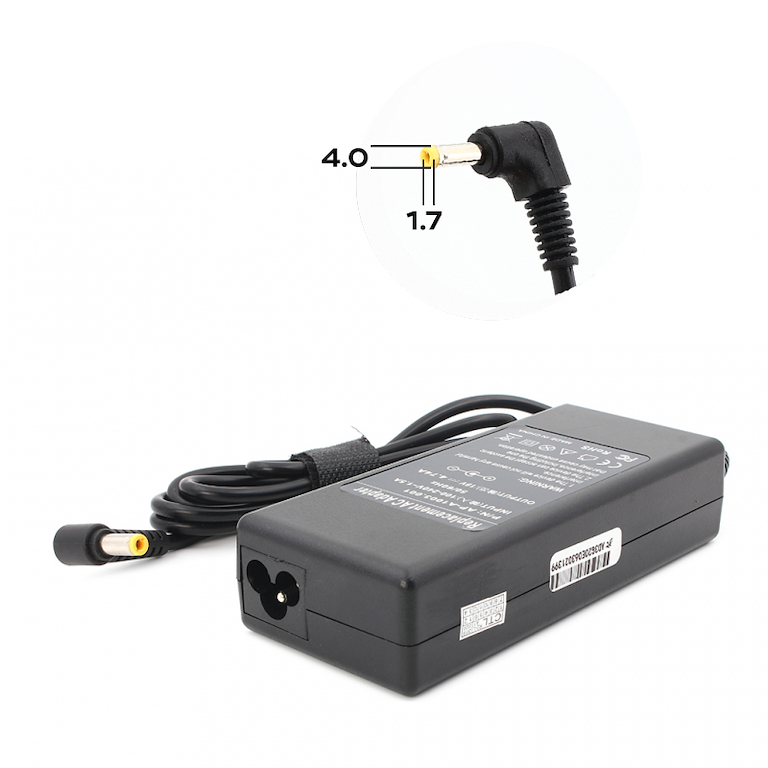 Punjac za laptop Acer 19V 2.05A 4.0×1.7 ugao 90