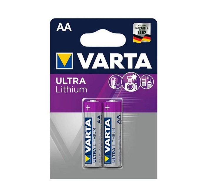 Baterija Varta litijum AA FR6 1.5V blister 2 u 1