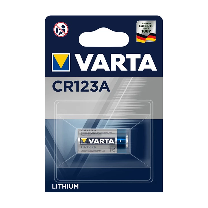 Baterija Varta CR123 Li 3V