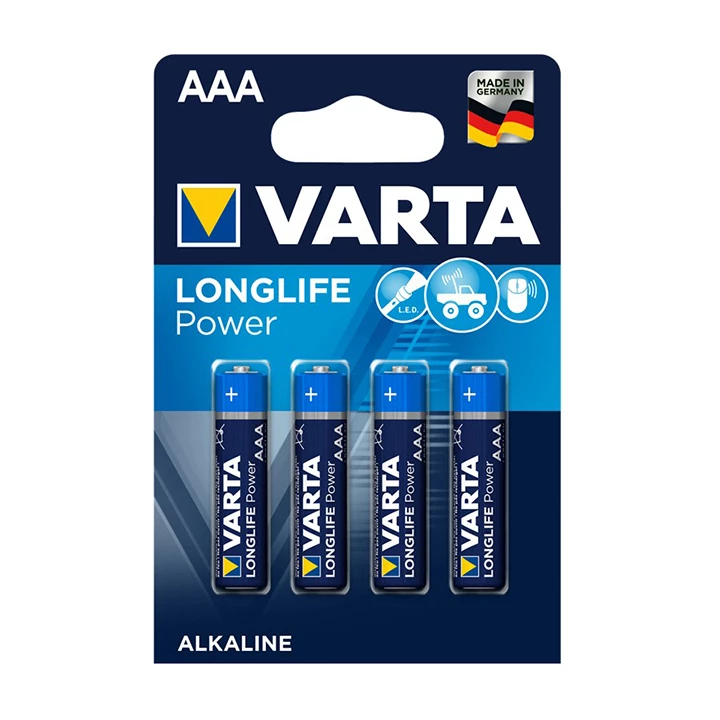 Baterija Varta alkalna AAA LR03 1.5V, blister 4/1