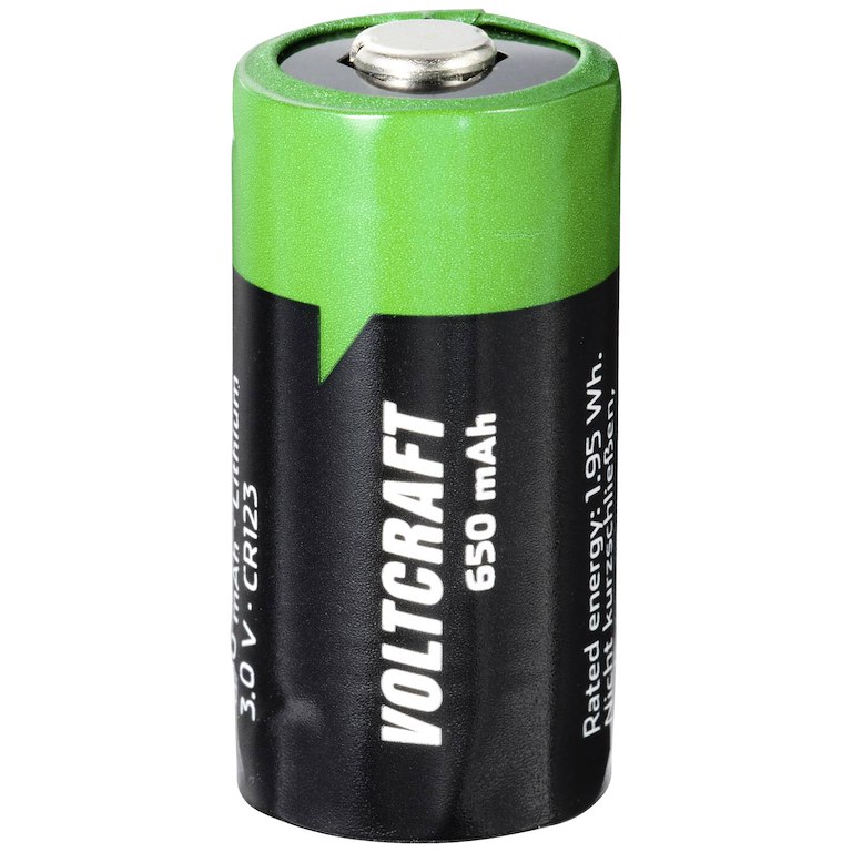 Baterija punjiva VOLTCRAFT CR123 3V 650mAh