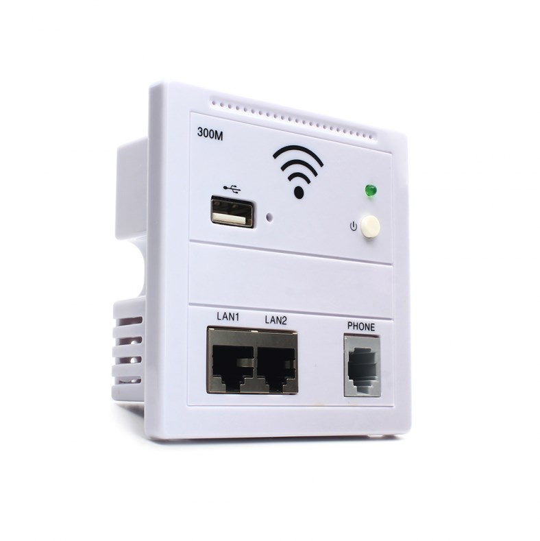 Zidna utičnica Wireless Router LAN USB POE