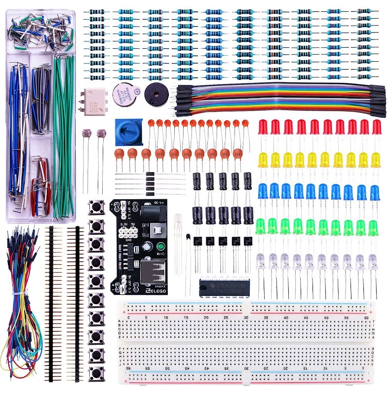 Set elektronskih komponenti sa samoizgradnju