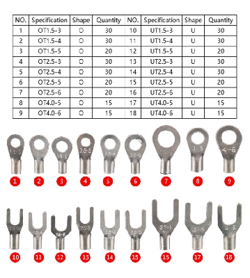Set elektro ušica 375 u 1