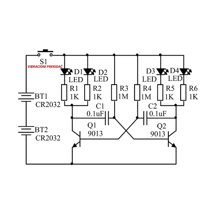 Set kit komplet LED čigra